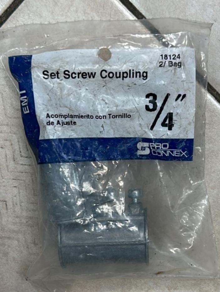 Pro Connex 18124 3/4 Set Screw Coupling – AAA Plumbing Supply